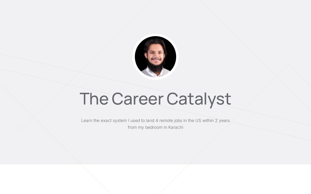 The Career Catalyst